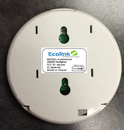 Ecolink Z-Wave Plus FireFighter Wireless Audio Detector - FF-ZWAVE5-EC ...