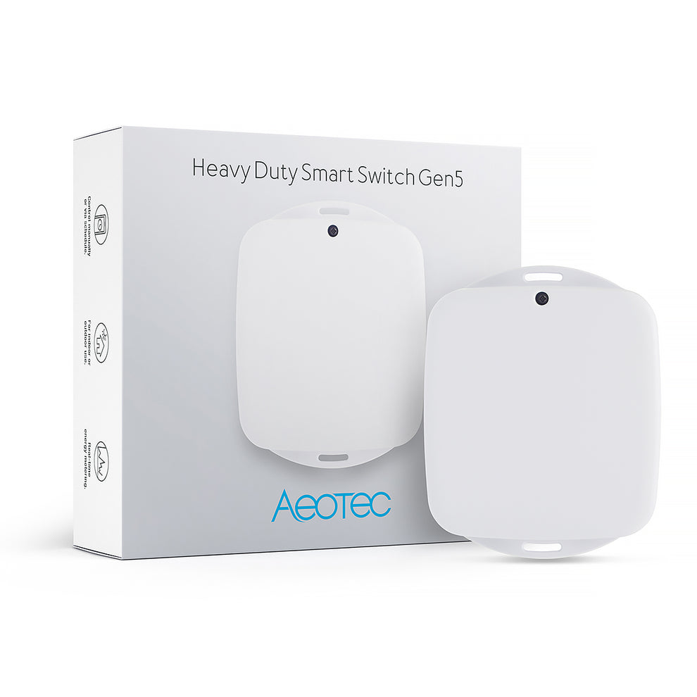 Aeotec Heavy Duty Smart Switch Gen5; 40 amps (ZW078-A) – ZWaveProducts