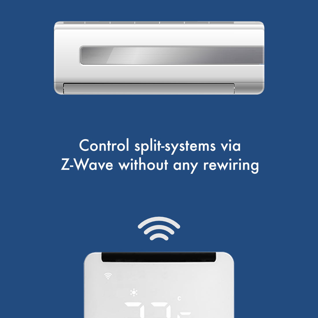 MCO Z-Wave Thermostat & Infrared Repeater for Split Systems (IR2900) – ZWaveProducts
